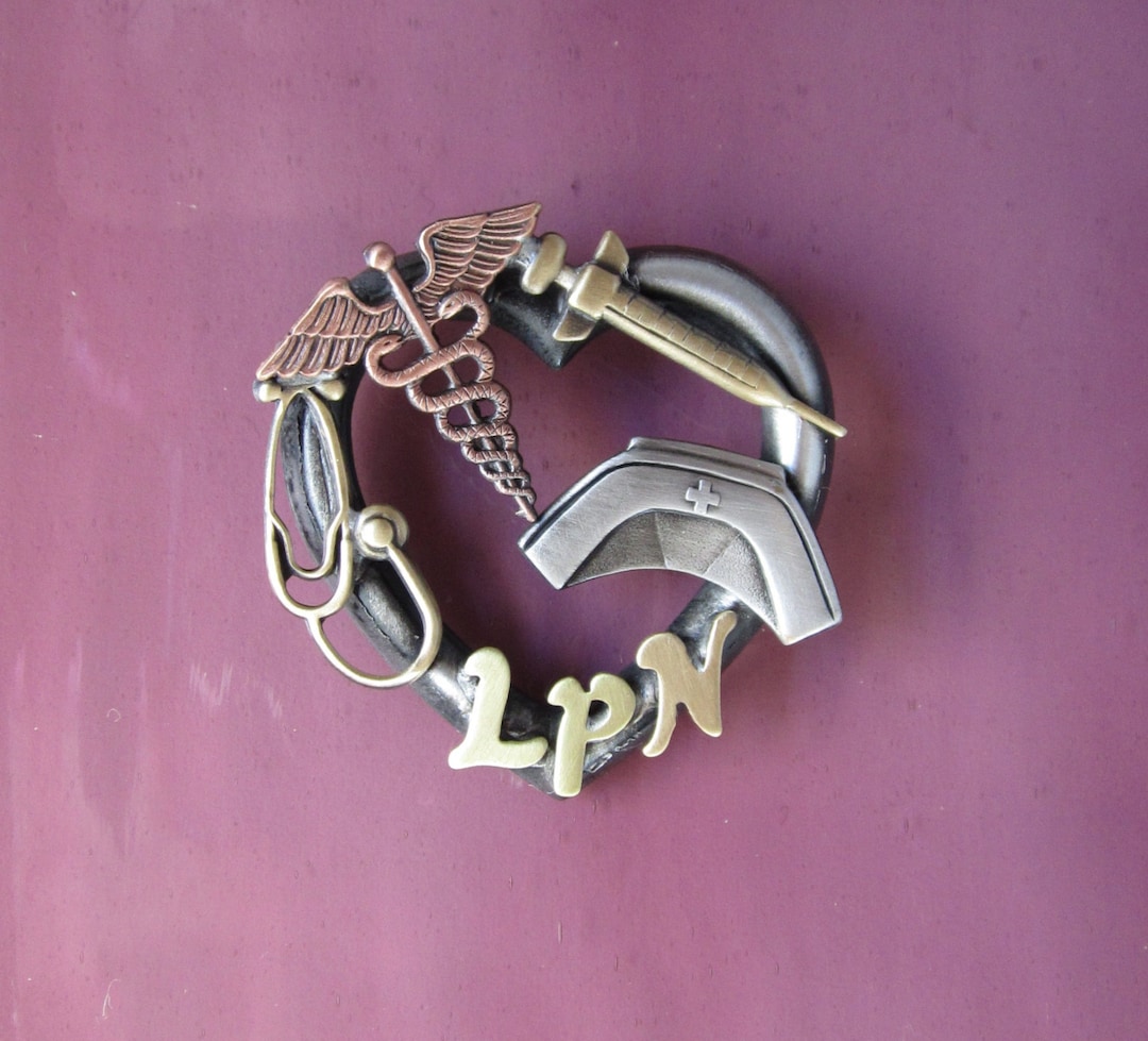 LPN Pin- LPN Brooch- Nurse Gift- LPN Graduation Pinning Ceremony- Nurse ...