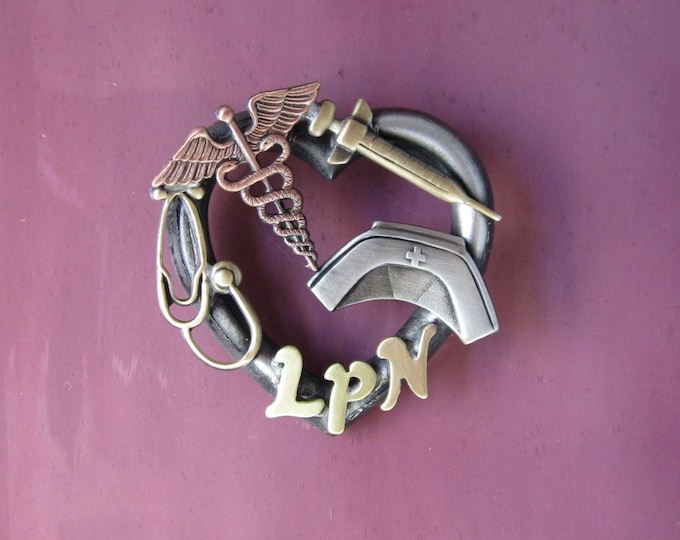 Simple Silver Nurse Pin Pinning Ceremony Natural Outdoors Nursing ...