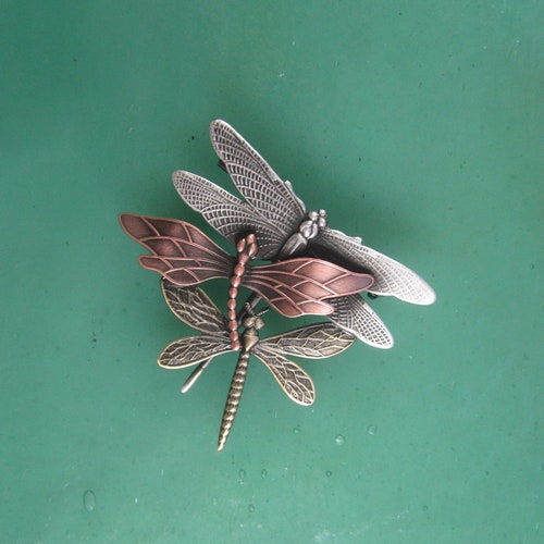 Dragonfly Brooch Dragonfly Pin Dragonfly Jewelry - Etsy