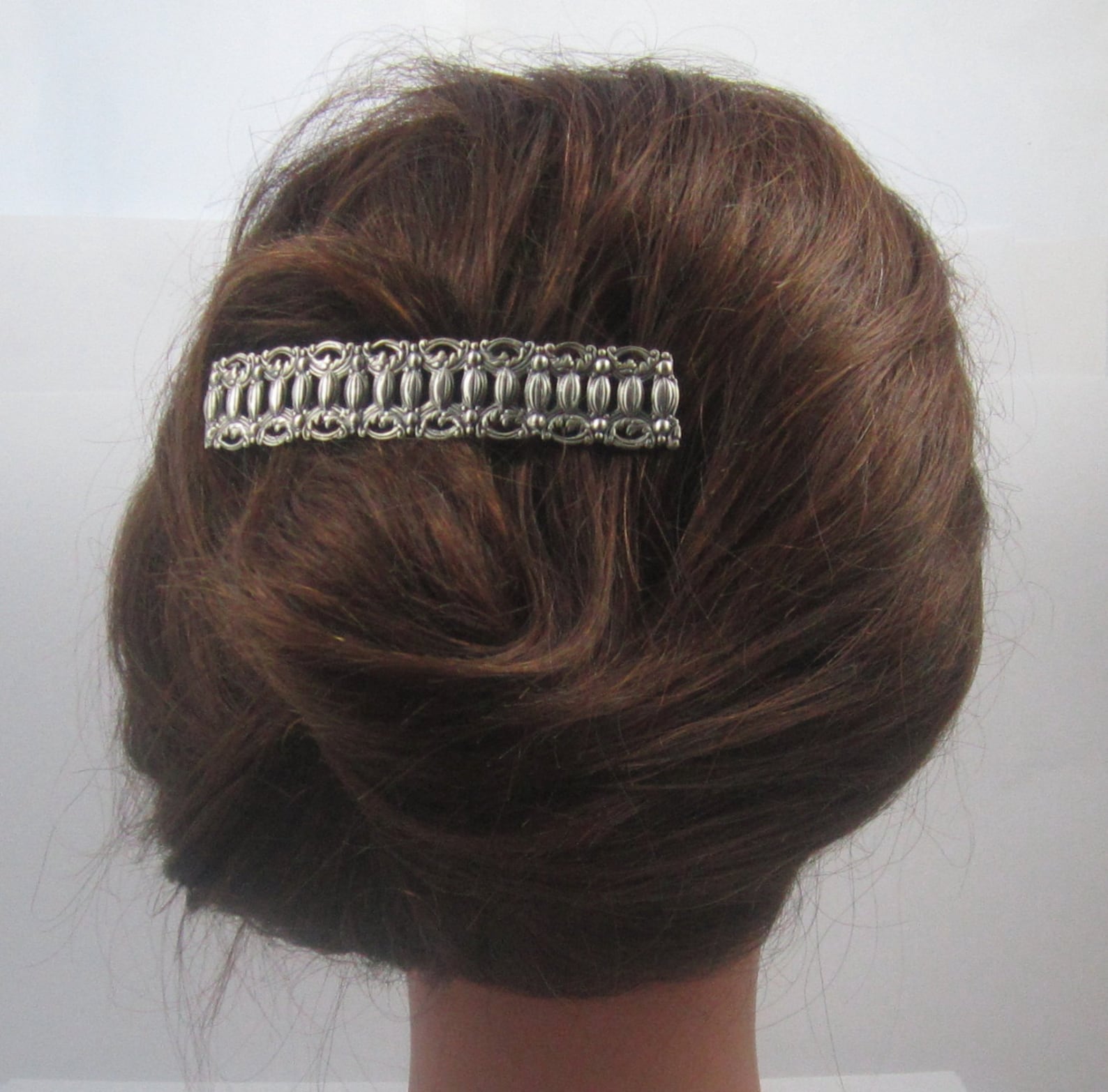 BIG HAIR French Barrette 100mm- Thick Hair Barrette- Barrette- Filigree ...