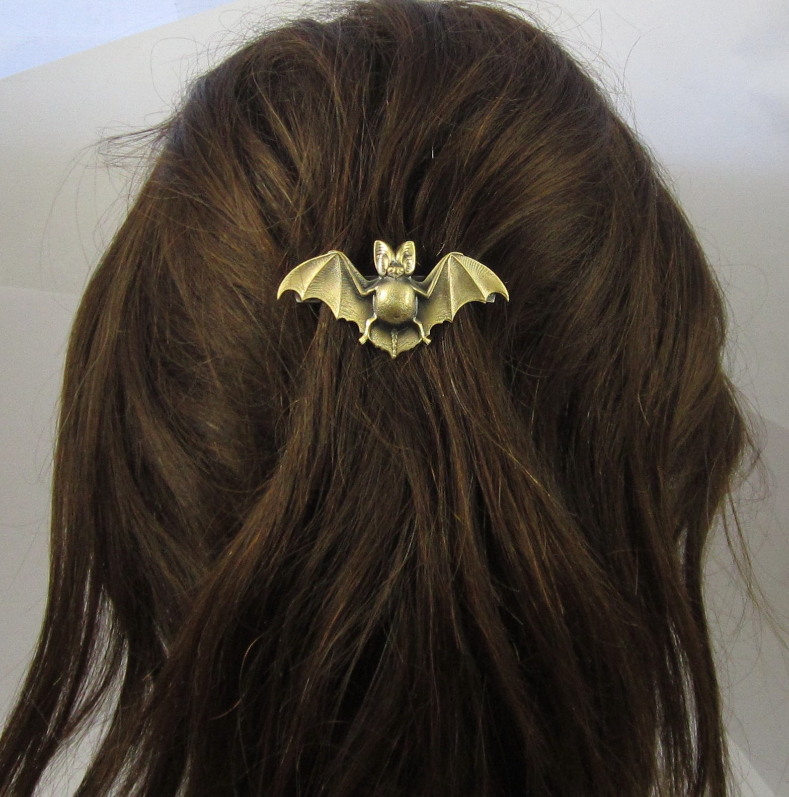 BAT FRENCH BARRETTE 60mm Genuine French Clip Barrettes for - Etsy