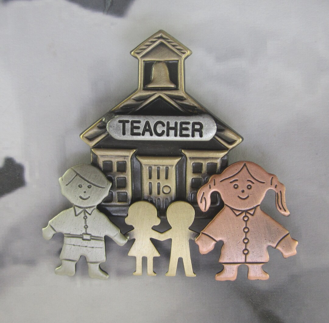 Teachers Gift- Teachers Jewelry- Gift for Teachers- Teacher Brooch ...