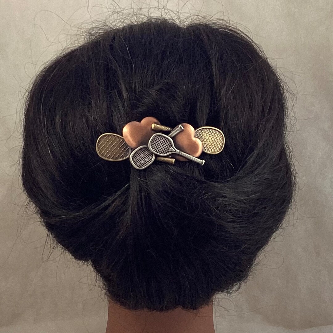 TENNIS FRENCH BARRETTE 80mm- Tennis Barrette- Sports Gift- Gifts for ...