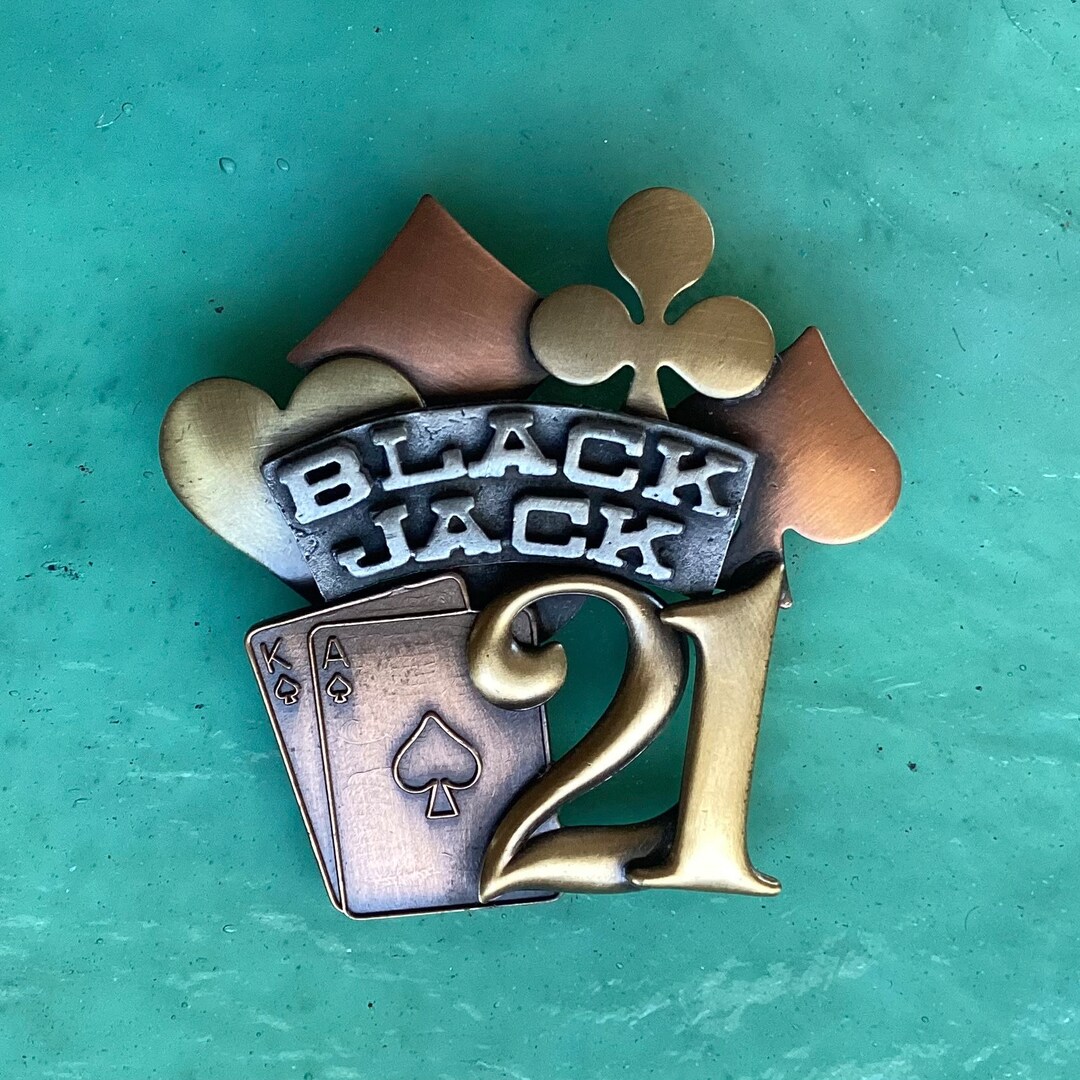 Blackjack Pin- 21- Card Player Brooch- Card Player Gift- - Etsy