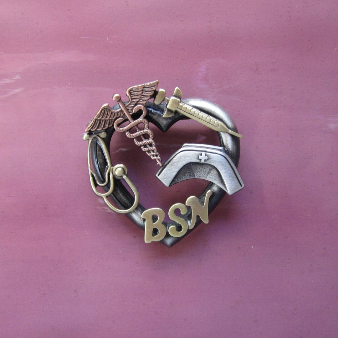 BSN PIN- BSN Brooch- Nurse Gift- Graduation Gift- Pinning Ceremony - Etsy