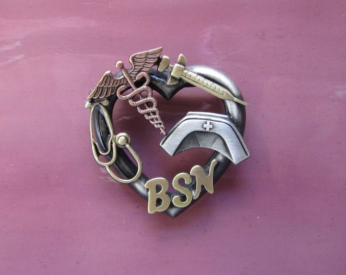 BSN PIN BSN Brooch Nurse Gift Graduation Gift Pinning - Etsy