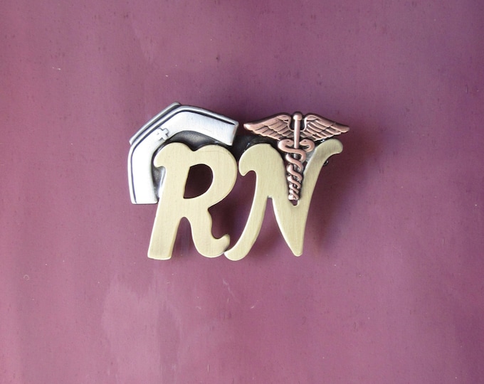 RN Pin RN Brooch Gifts for Nurses RN Pinning Ceremony Nurse Jewelry - Etsy