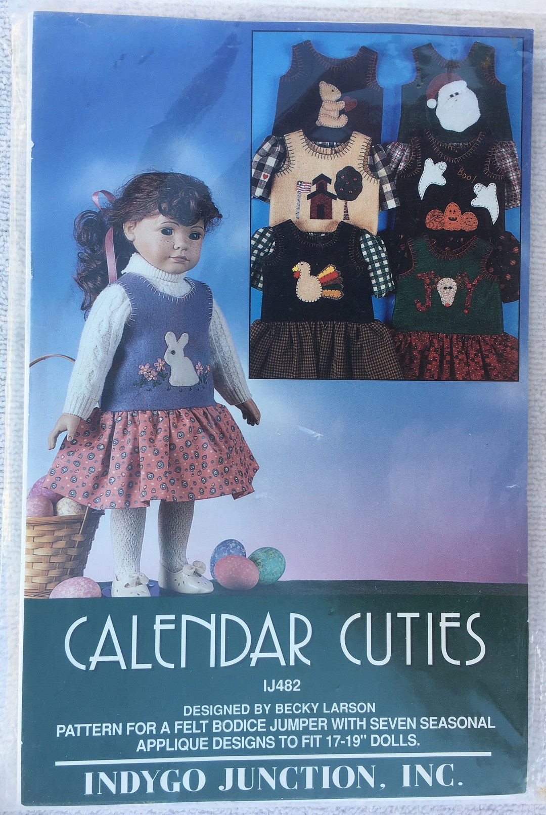 UNCUT Indygo Junction Craft Sewing Pattern IJ482 ~~ Calendar Cuties ...