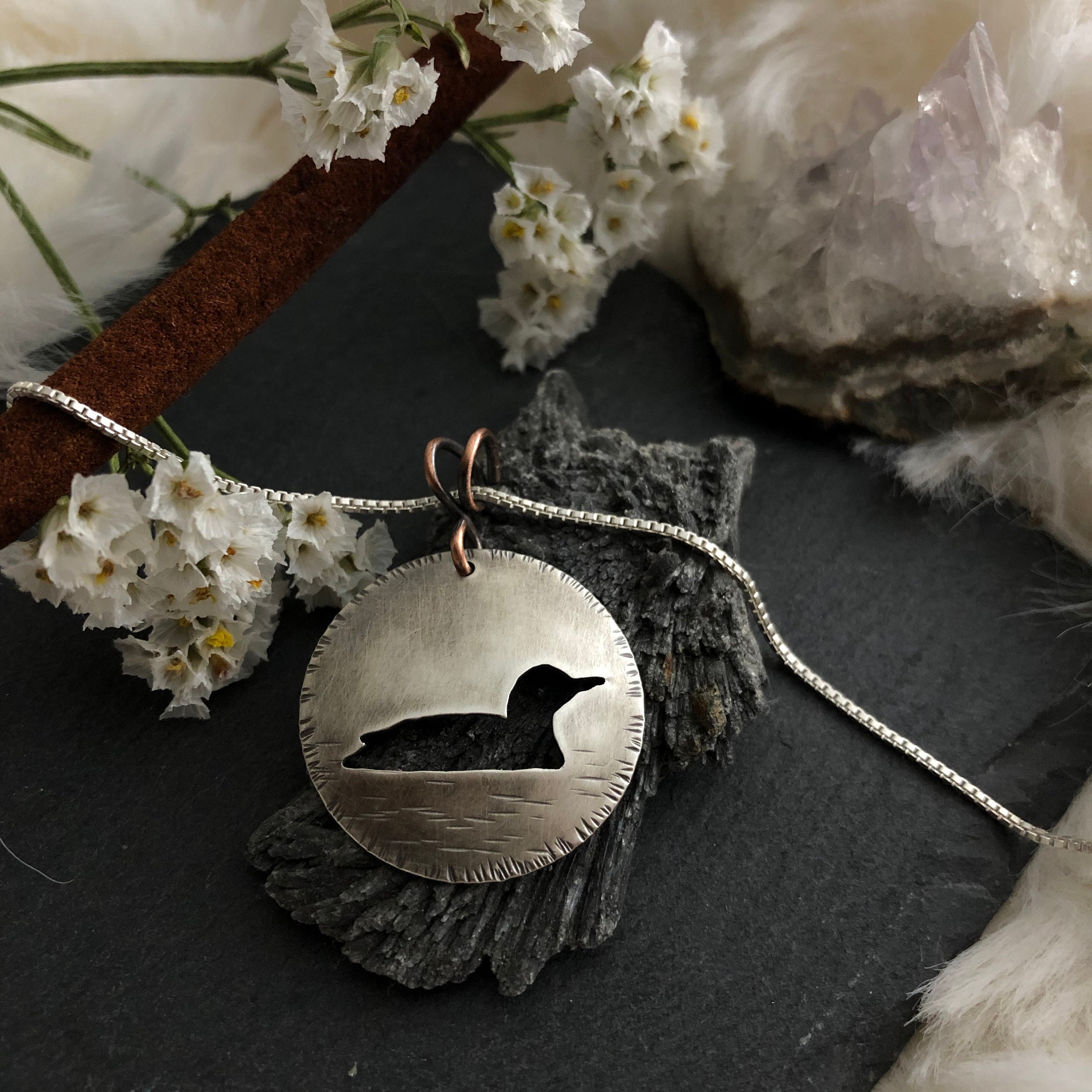 Loon Lover Pendant - Etsy