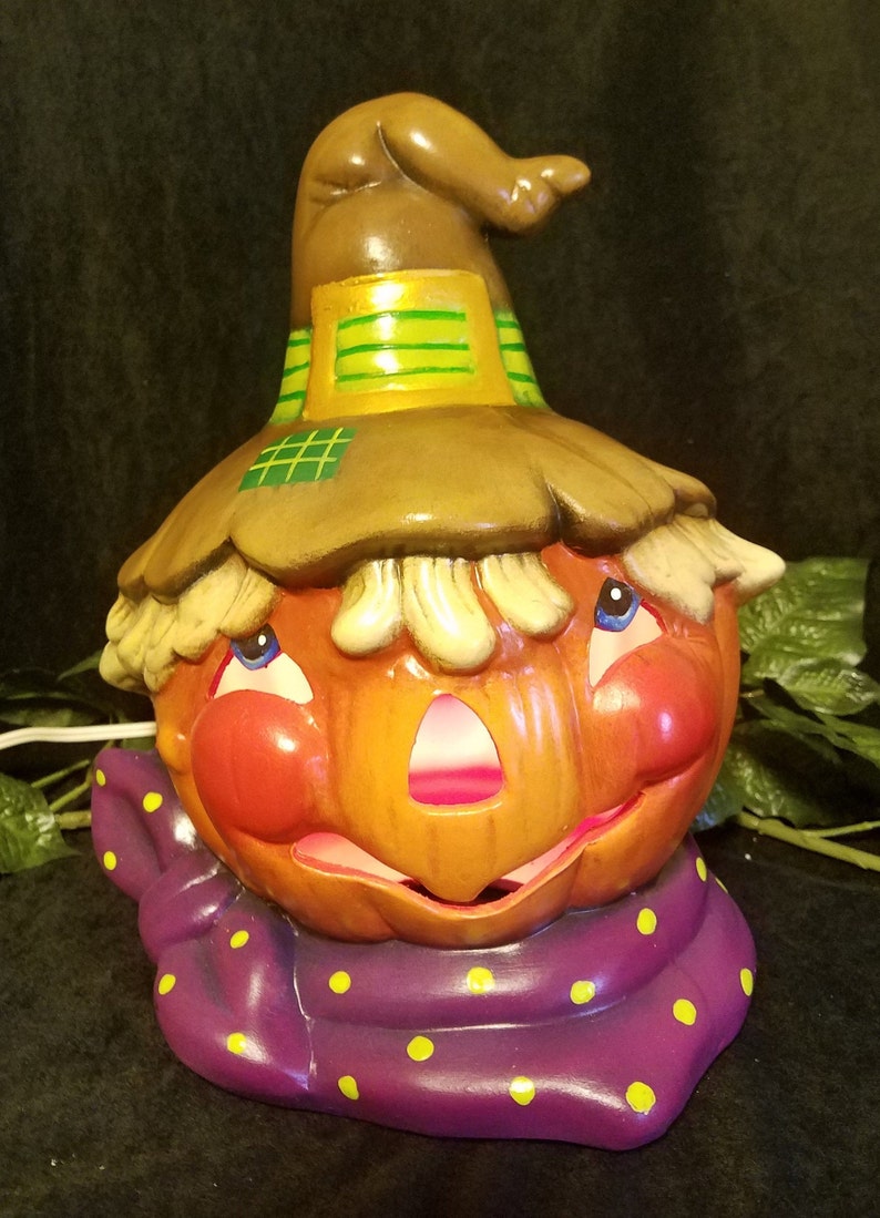 Halloween Scarecrow Pumpkin Jack-o-lantern Light Perfect for Fall ...