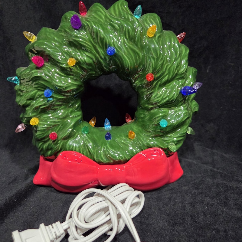 Lighted Wreaths Ceramic - Etsy