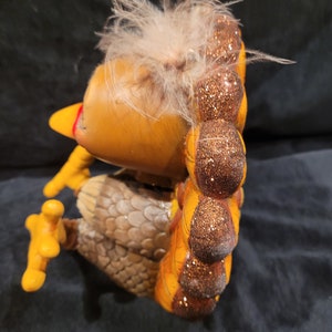 Happy Thanksgiving Turkey Pumpkin Ceramic Handpainted Fall Harvest ...