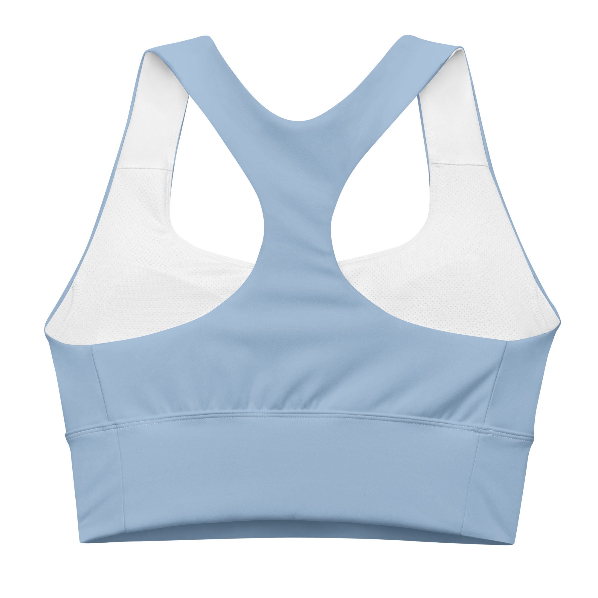 Indigo Longline Sports Bra, Sport Bra, Long Sports Bra, Longline Bra ...