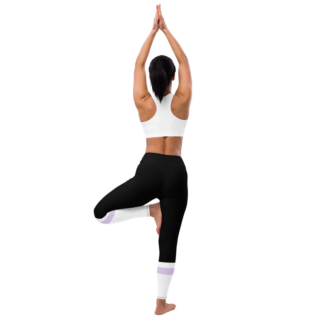 Matching Macaron Lavender Workout Set, Matching Longline Sports Bra and ...