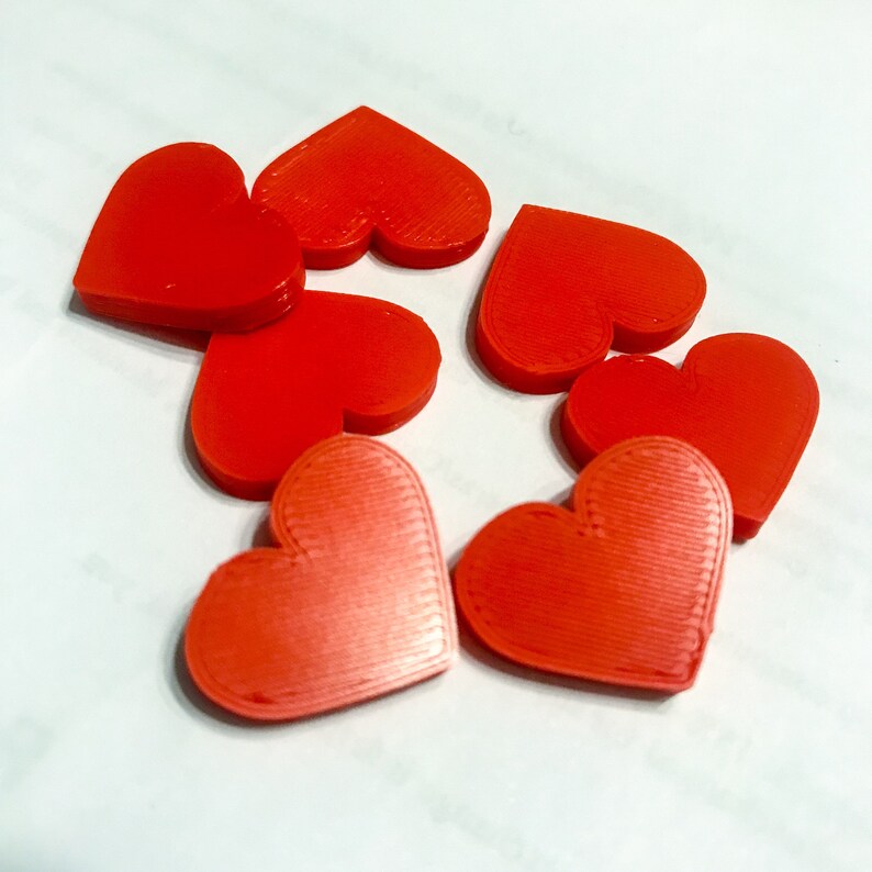 Board Game Accesory: Heart / Health Token 3D Printed Upgrade | Etsy