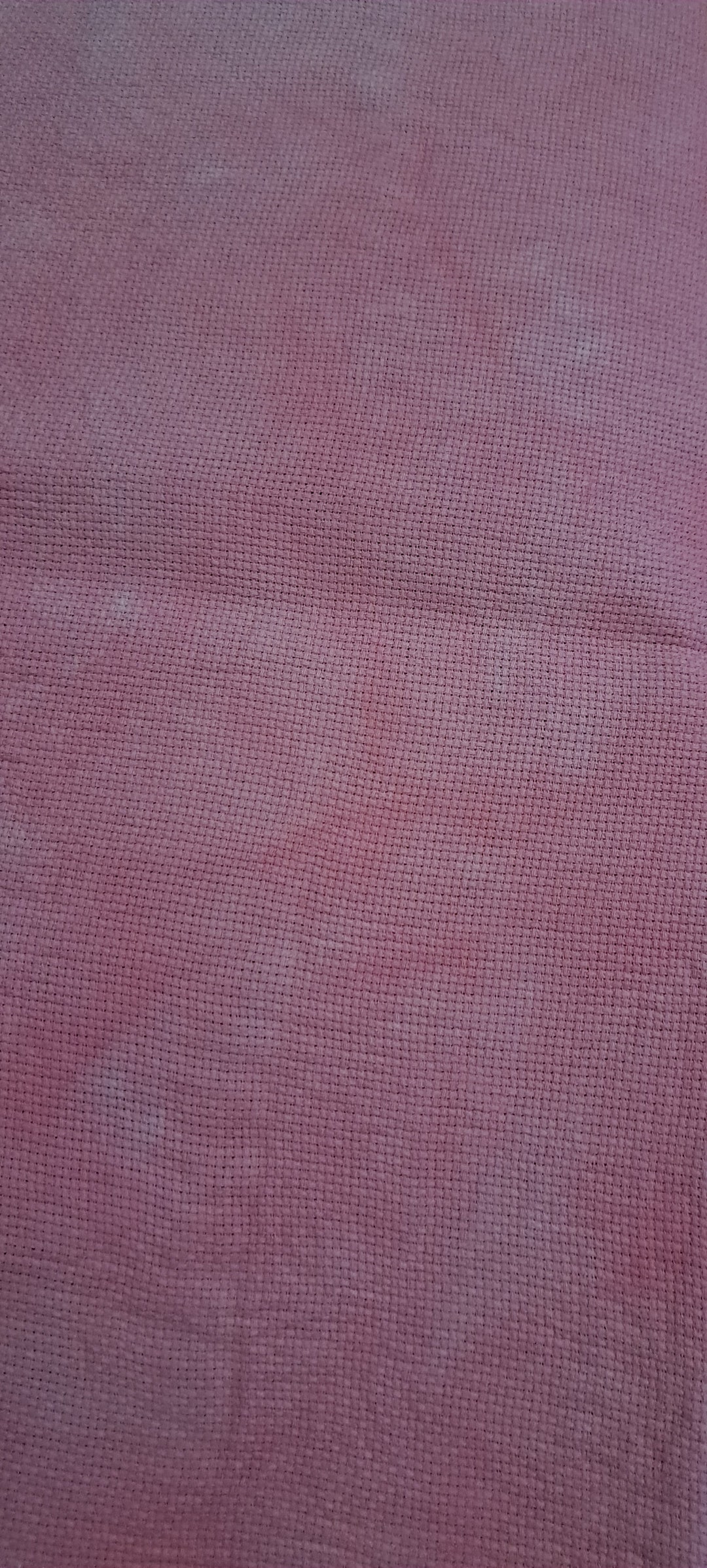 Hand Dyed Aida - 16 Count Fabric 16x14 Inch Piece - Bubble Gum Pink ...