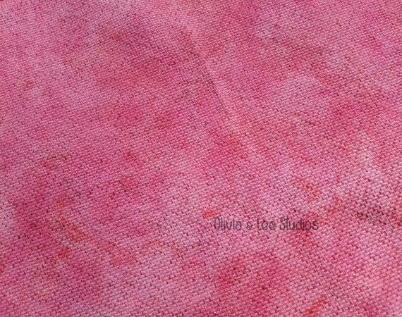 Fabric Fabric Flair Sorbet HDP Pink 14 count Aida from the Hand Dyed ...