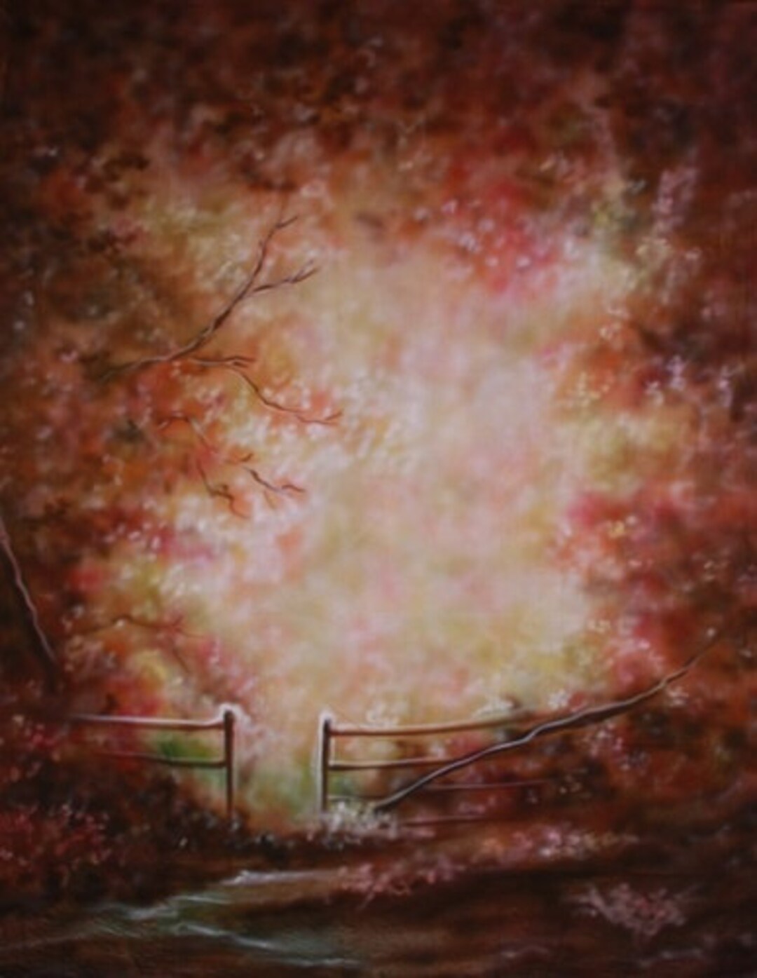 Hand Painted Scenic Photography Backdrop, Photo Background 8X10 29-154 ...