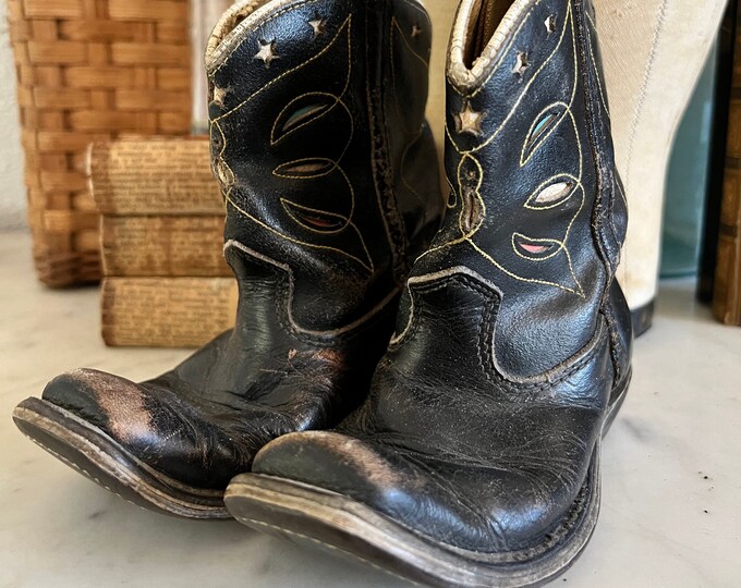 Vintage Roy Rogers Child's Cowboy Boots / Western / Kids / Country ...