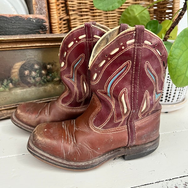 Vintage Cowboy Boots - Etsy