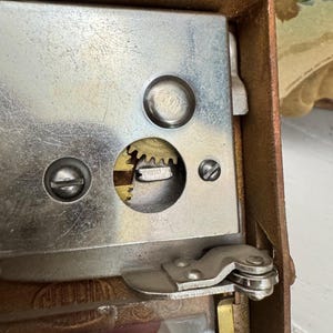 Vintage Mailbox Door / Brass / No. 133 / Dial Lock / Eagle / Postal ...