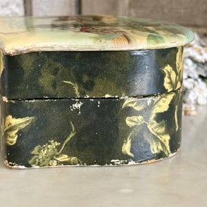 Antique Celluloid Box / Jewelry / Amish / Container / Scenery / Trinket ...