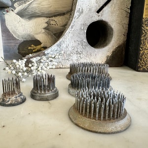 5 Vintage Round Spiked Frogs / Frog / Floral / Arrangement / Florist ...