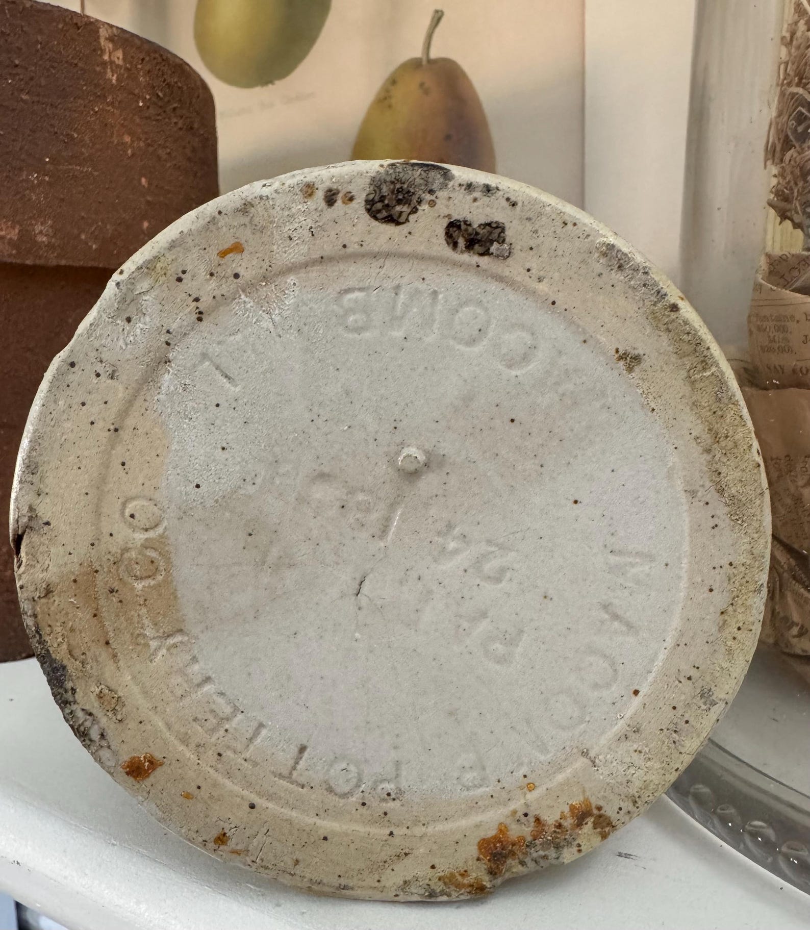 Antique Stoneware Jar / Fruit / Canning Jar / Macomb Pottery Co / Crock ...