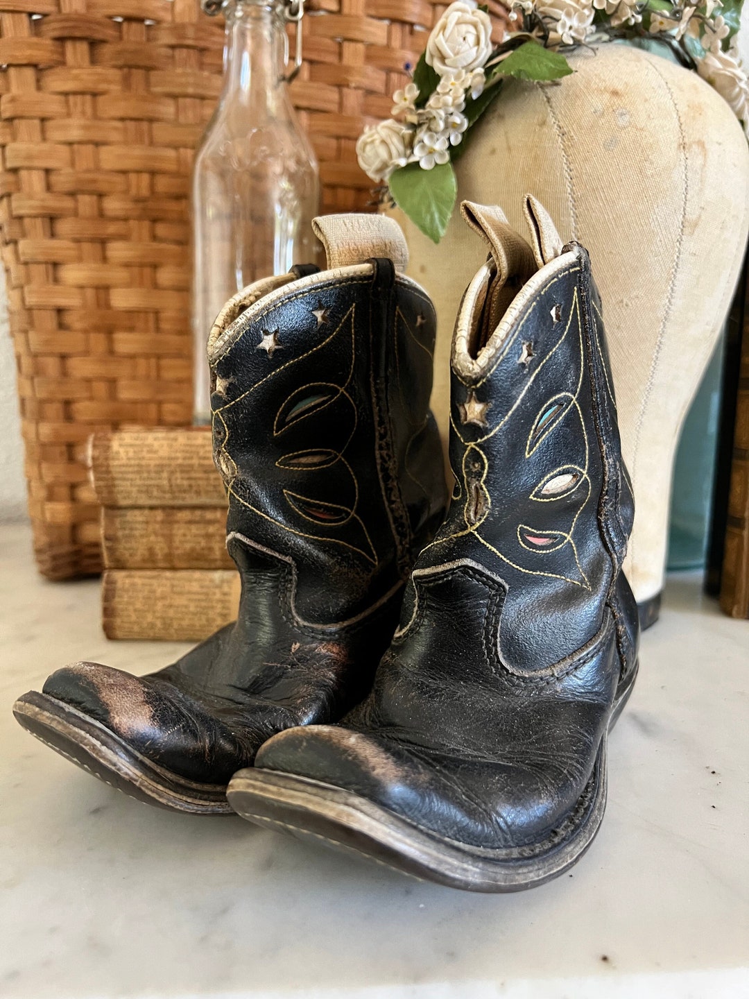 Vintage Roy Rogers Child's Cowboy Boots / Western / Kids / Country ...
