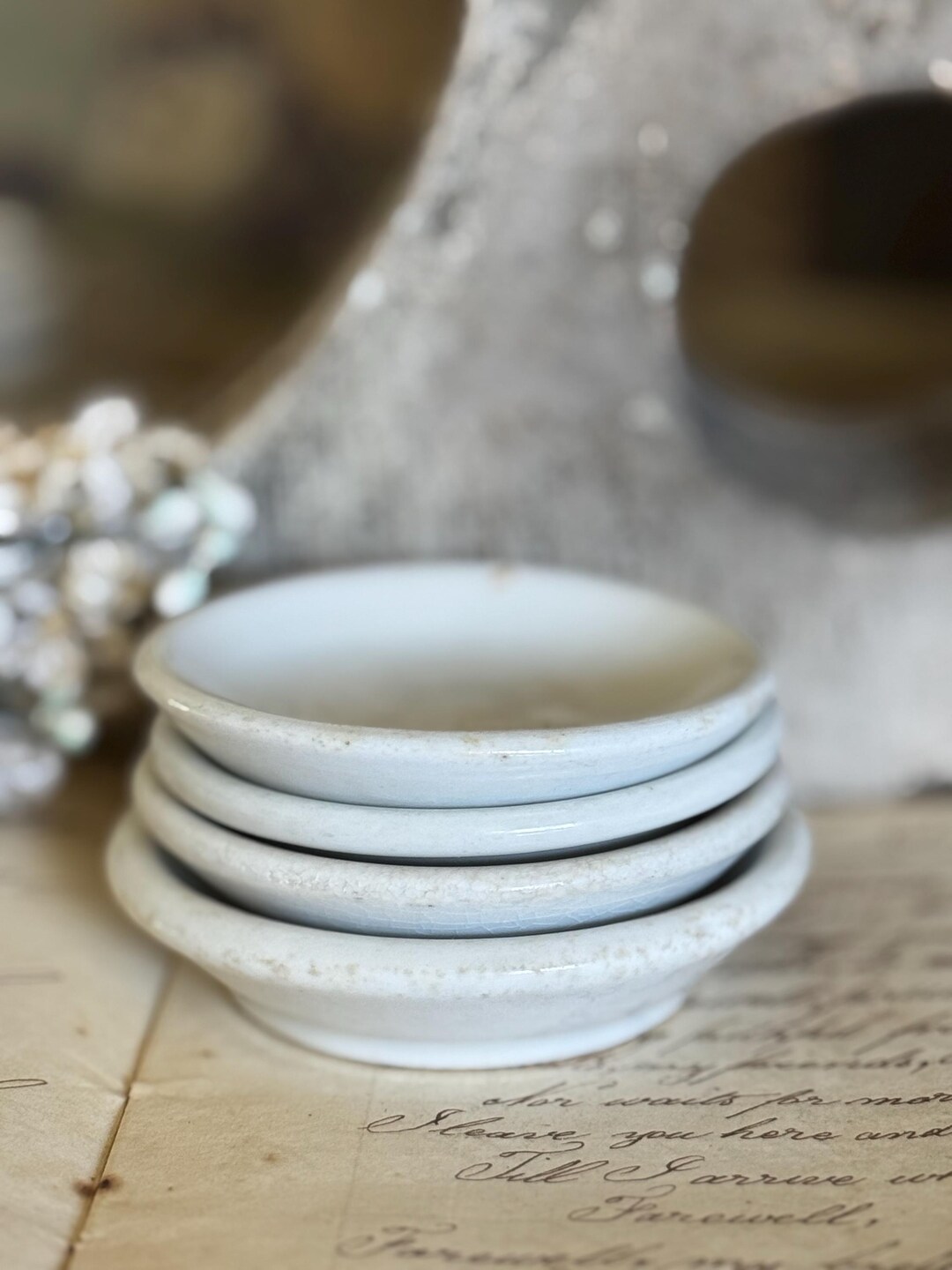 Vintage Butter Pats / Ironstone / Dishes / England / Alfred Meakin ...