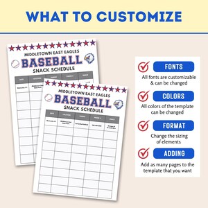 Baseball Batting Lineup Printable, Team Roster, Instant Download for ...