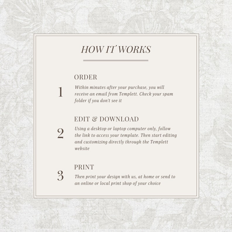 Wedding Menu Template Wedding Crest & Monogram Editable - Etsy