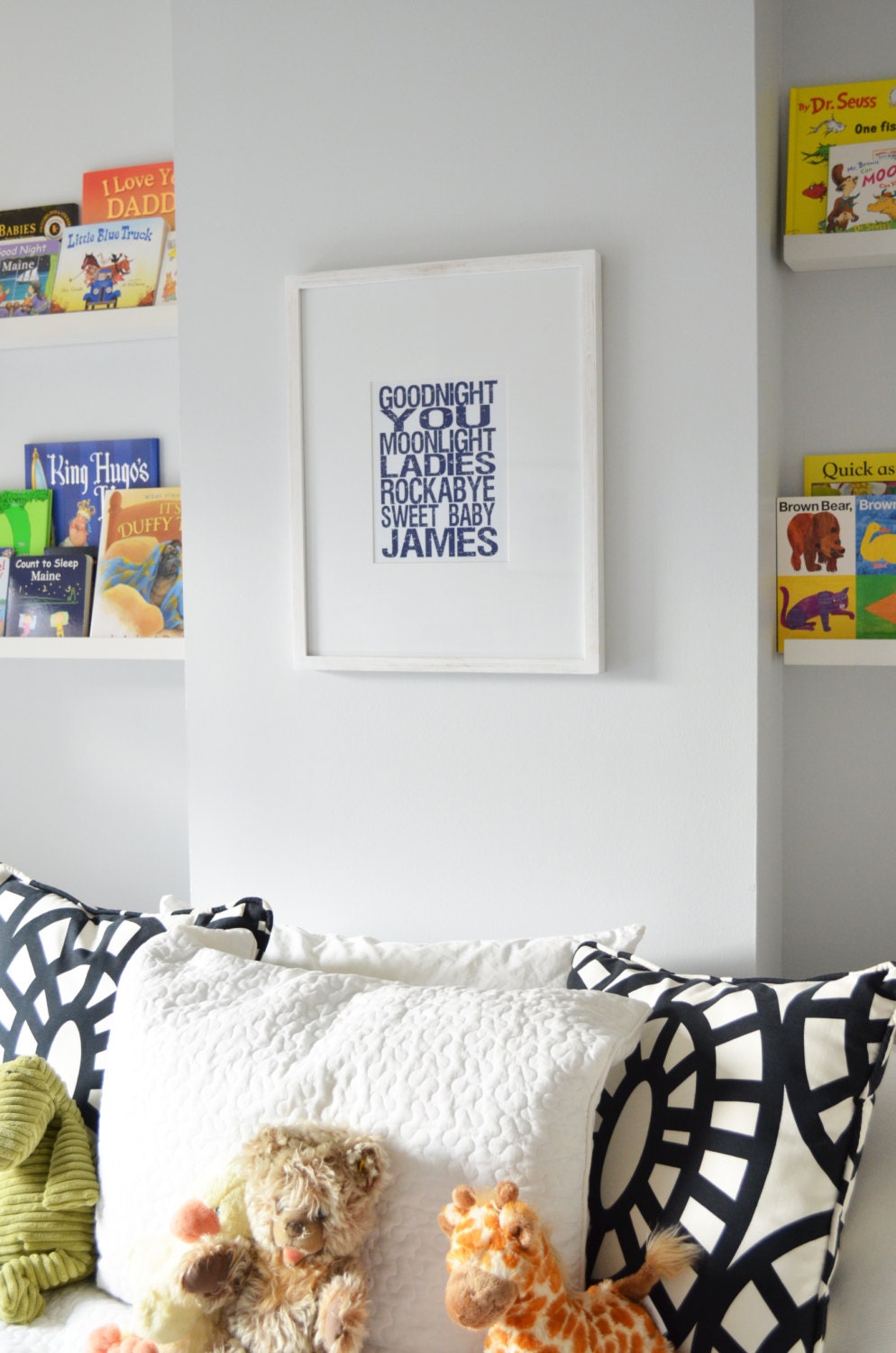 Rockabye Sweet Baby James Printable 8x10 - Nursery Art - Etsy