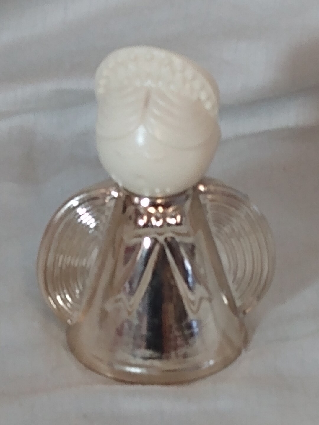 Vintage Avon Silver Angel Bottle (empty) - Etsy