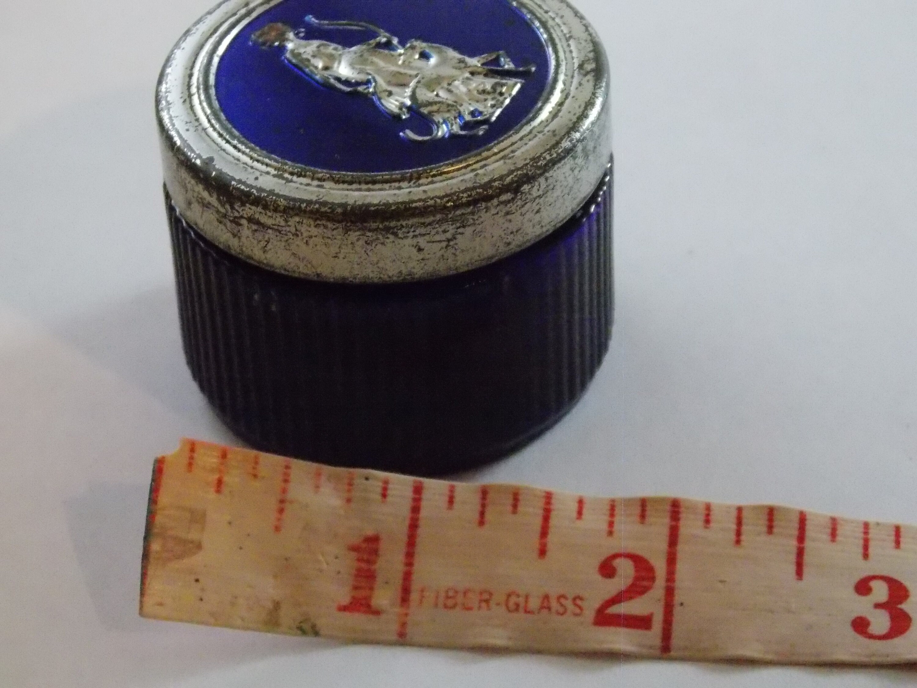 Pair Vintage Cobalt Blue Avon Jars - Etsy