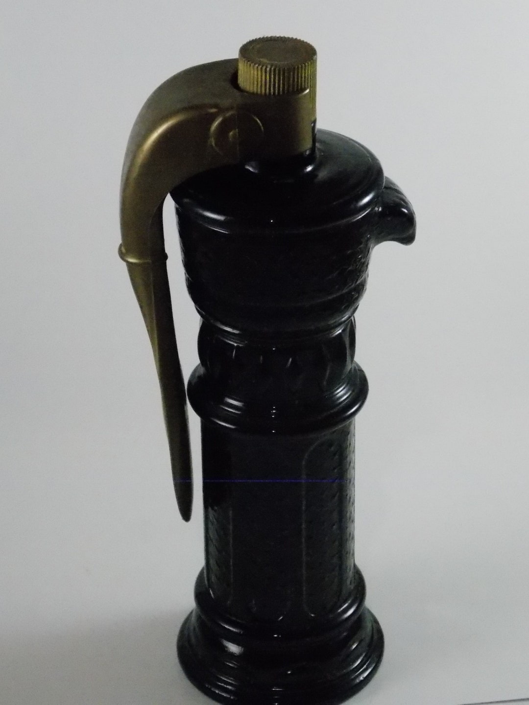 Vintage Pressed Glass Avon Water Pump Bottle - Etsy
