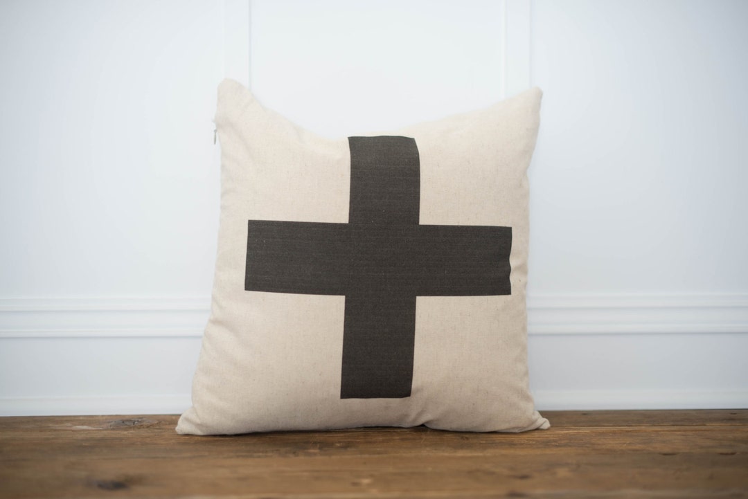 Swiss Cross Pillow Cover - Etsy