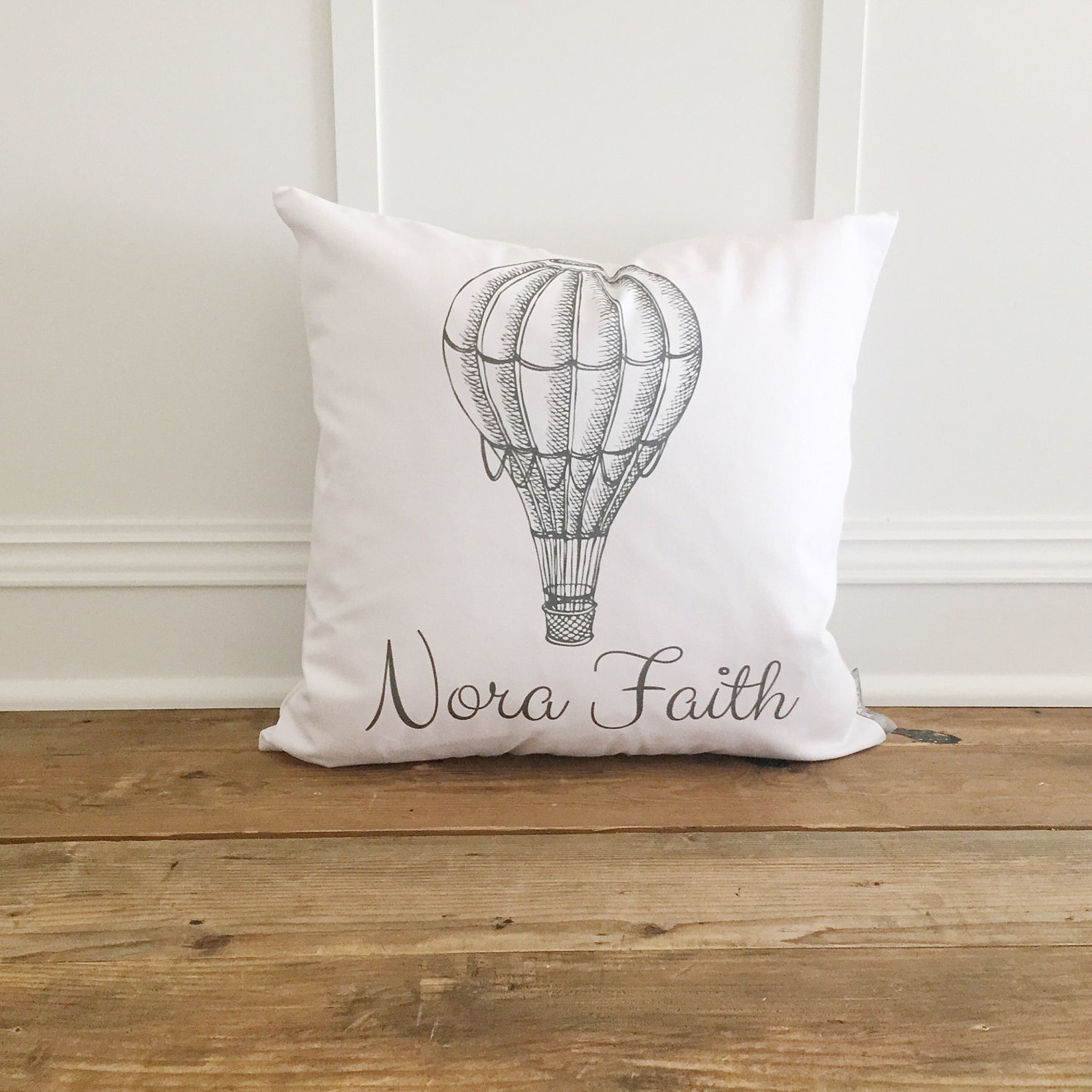 Kids Bedroom Hot Air Balloon Pillow - Etsy