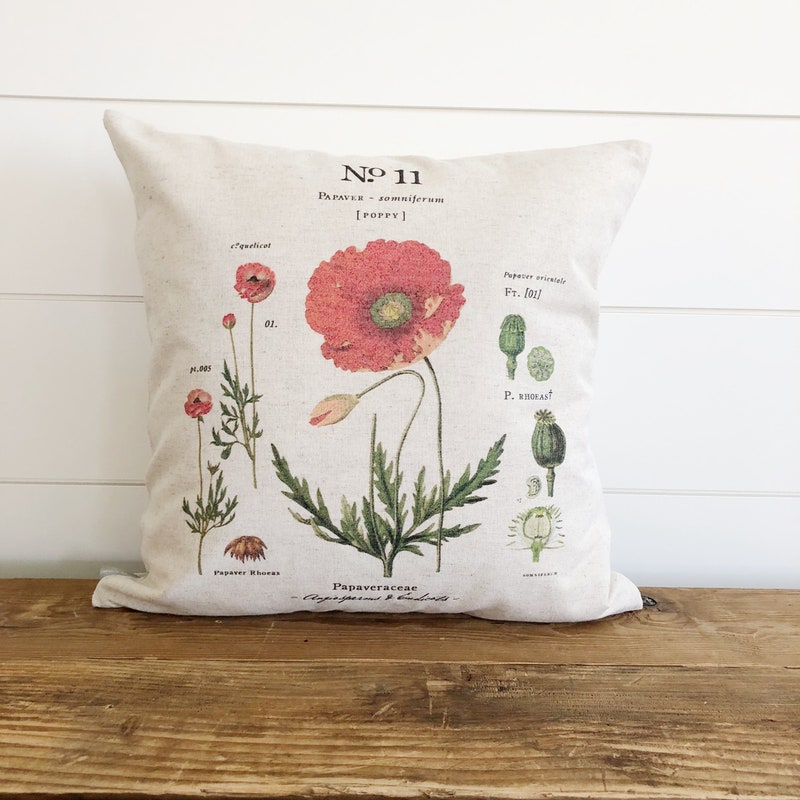 Poppy Pillows - Etsy