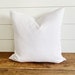 REAGAN Indoor/outdoor White Woven Pillow Cover White - Etsy