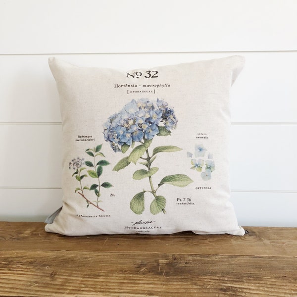 Hydrangea Pillow - Etsy