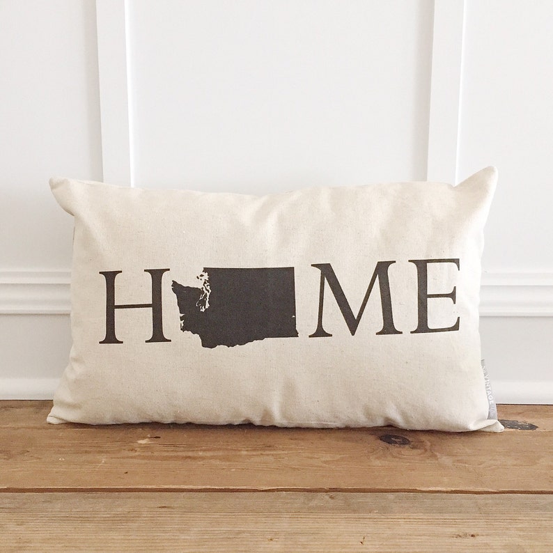 CUSTOM State Home Pillow Cover - Etsy