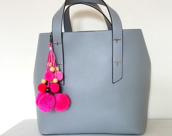 Tassel Stack Keychain Layered Tassel Key Chain Jazzy Tassel | Etsy