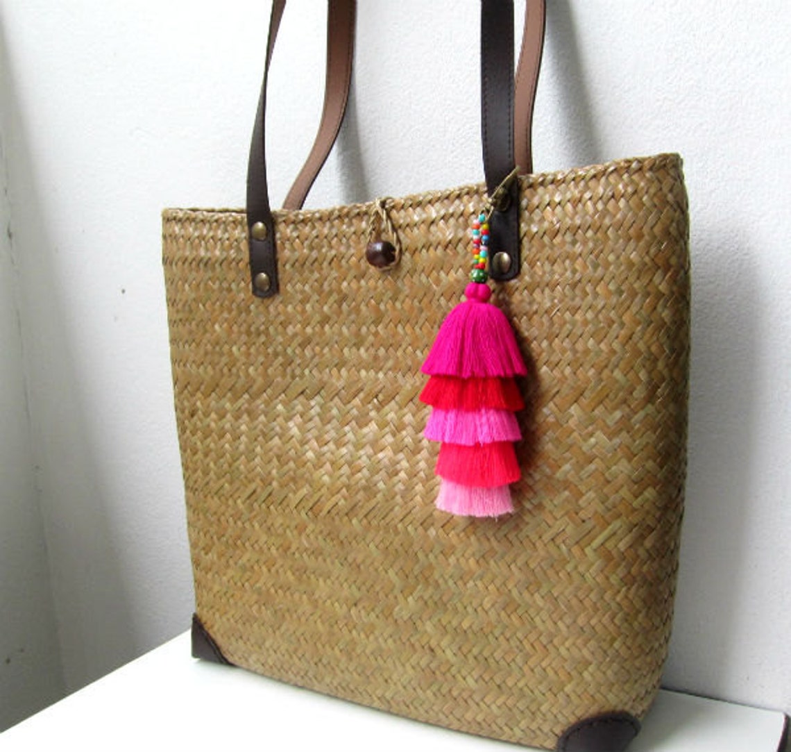 20pcs Stack Tassel Keychain Wholesale Assorted Colors Layered - Etsy