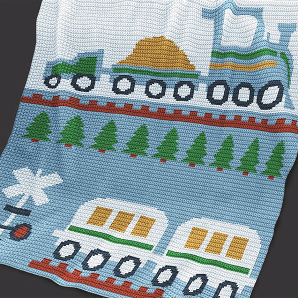 Train Crochet - Etsy