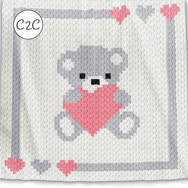 Bear Blanket C2c - Etsy