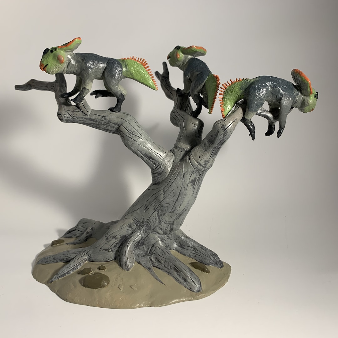 All Yesterdays - Protoceratops Diorama - Full Colour - Etsy