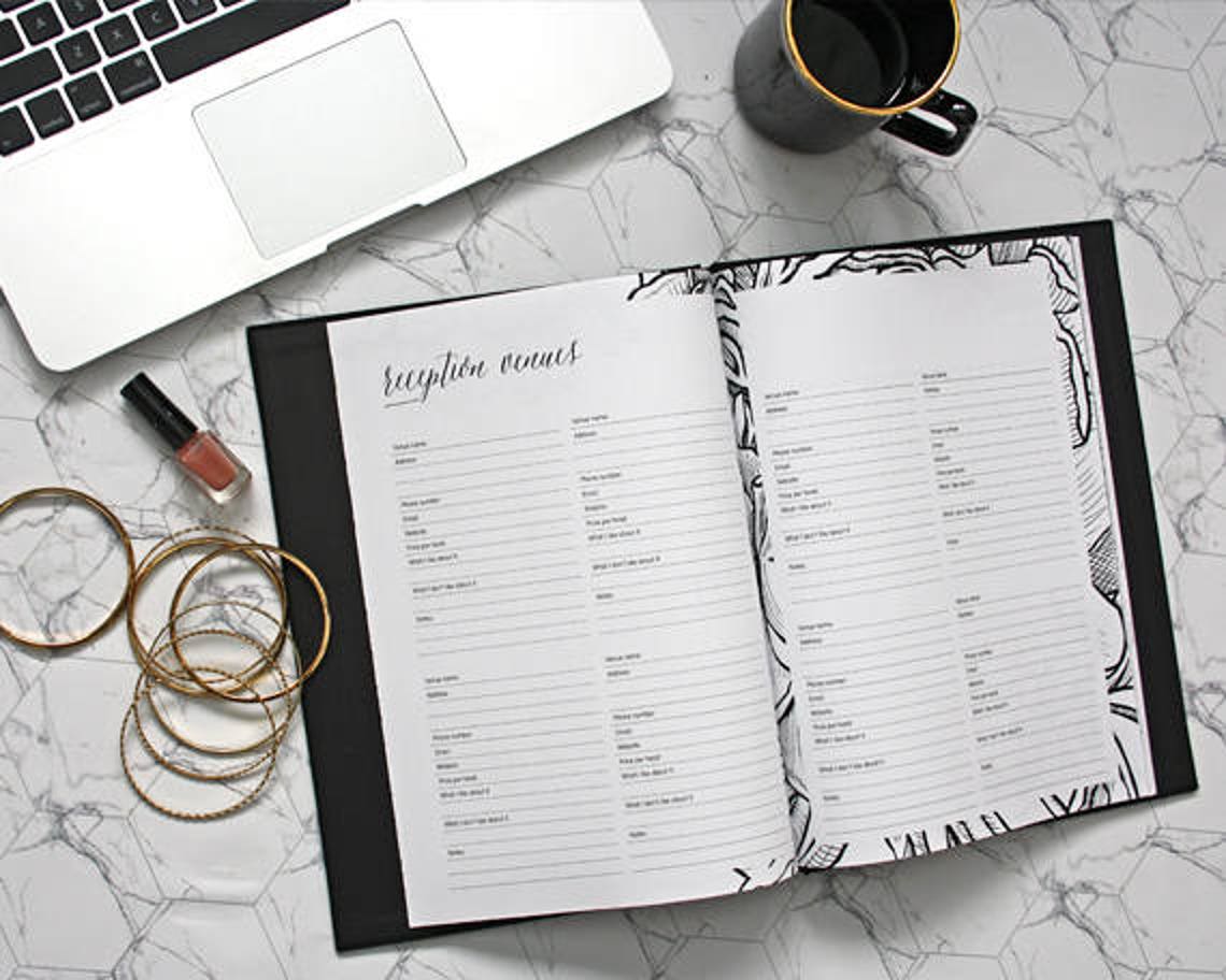 Personalised Wedding Planner / Custom Wedding Planner Book / | Etsy