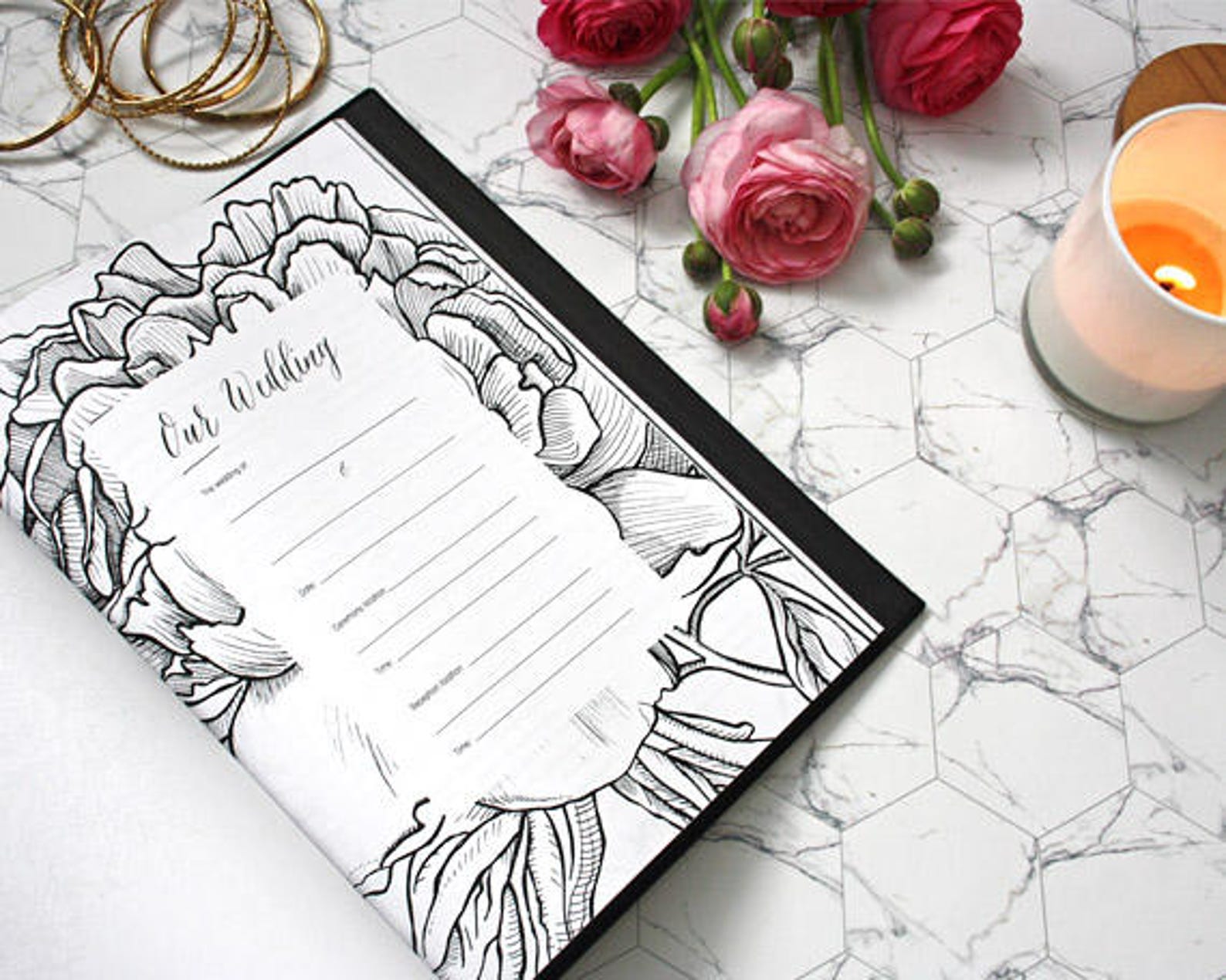 Personalised Wedding Planner / Custom Wedding Planner Book / | Etsy