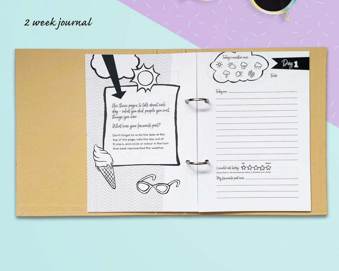 My Big Adventure - Kid's Travel Journal - Etsy